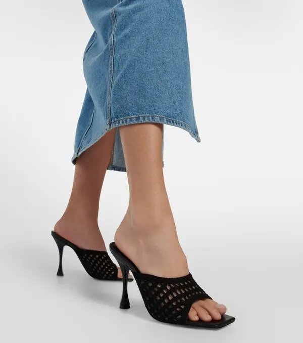 Magda Butrym Crystal-embellished Mules