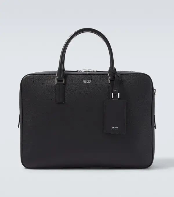 TOM FORD Elliot Leather Briefcase