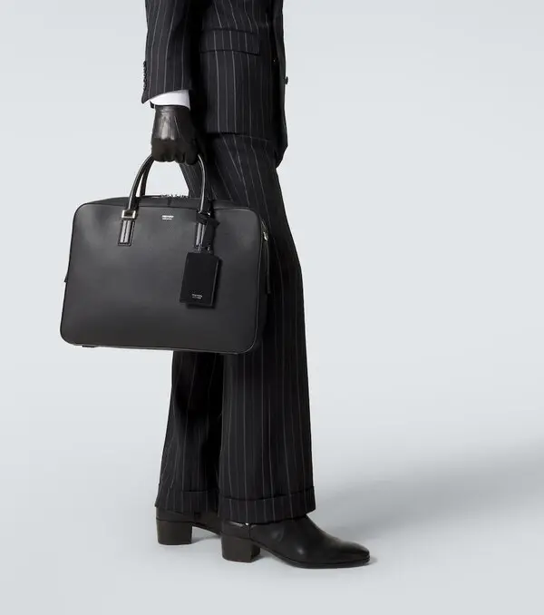 TOM FORD Elliot Leather Briefcase