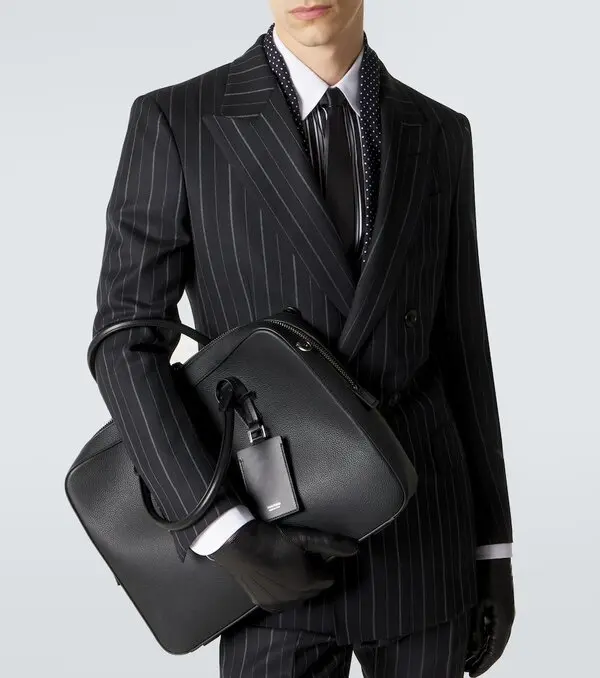 TOM FORD Elliot Leather Briefcase