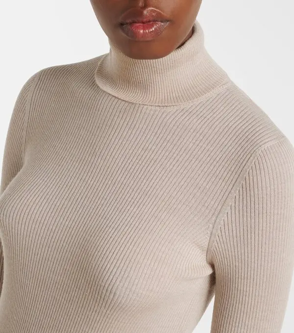 Agnona Turtleneck Wool, Silk, And Cashmere Sweater