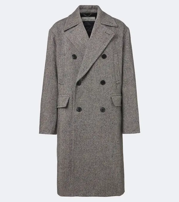 Dries Van Noten Double-breasted Wool Coat