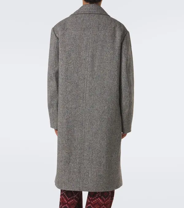 Dries Van Noten Double-breasted Wool Coat