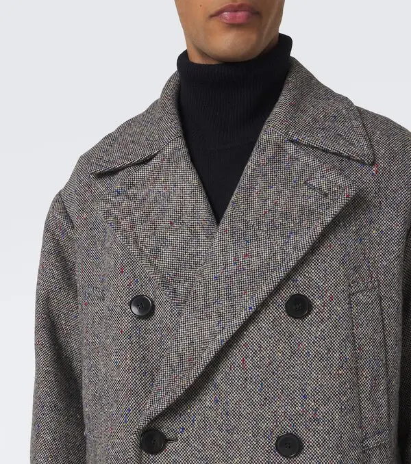 Dries Van Noten Double-breasted Wool Coat