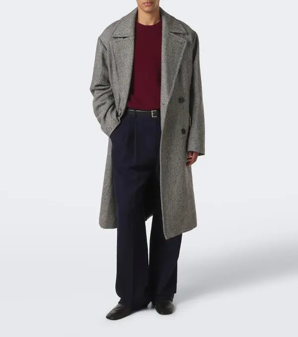 Dries Van Noten Double-breasted Wool Coat