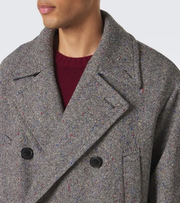 Dries Van Noten Double-breasted Wool Coat