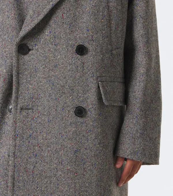 Dries Van Noten Double-breasted Wool Coat
