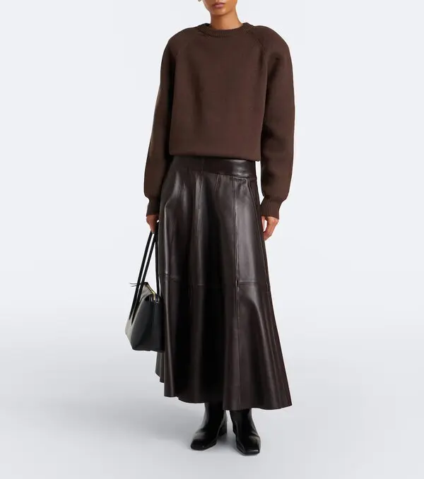 THE FRANKIE SHOP Lina Wool-blend Sweater