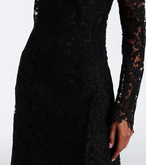 Fendi Off-shoulder Lace Bustier Dress