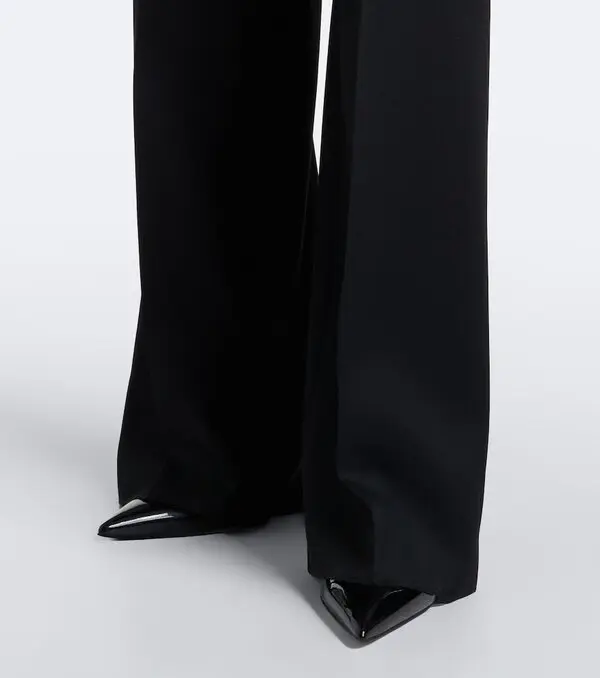 Fendi Virgin Wool Wide-leg Trousers