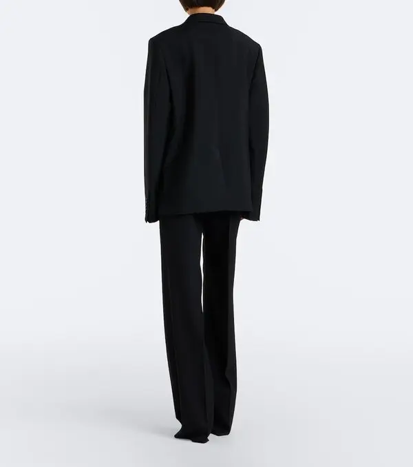 Fendi Virgin Wool Wide-leg Trousers