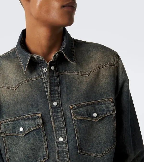 Fendi Faded Denim Shirt