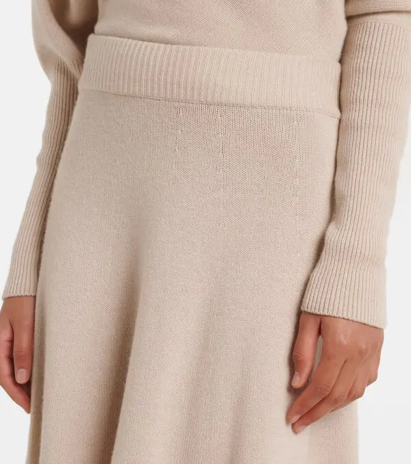 Agnona Cashmere Midi Skirt