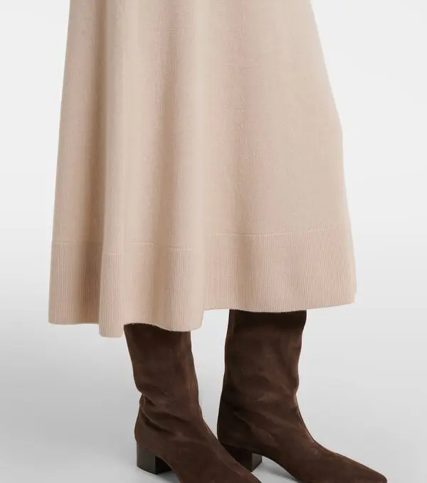 Agnona Cashmere Midi Skirt