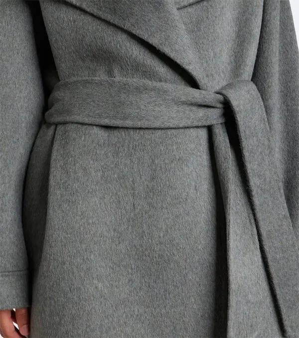 THE FRANKIE SHOP Issen Wool-blend Wrap Coat