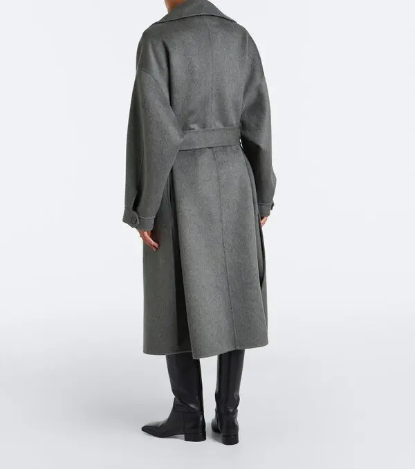 THE FRANKIE SHOP Issen Wool-blend Wrap Coat