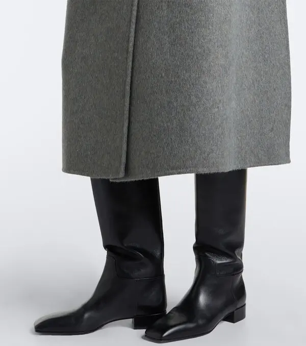 THE FRANKIE SHOP Issen Wool-blend Wrap Coat
