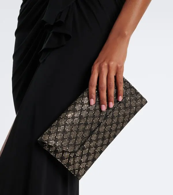 AQUAZZURA Envelope Small Embellished Clutch