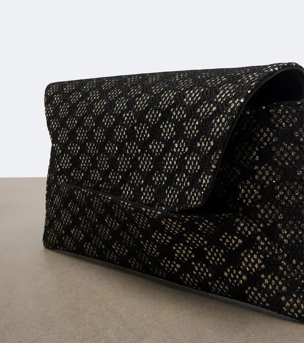 AQUAZZURA Envelope Small Embellished Clutch