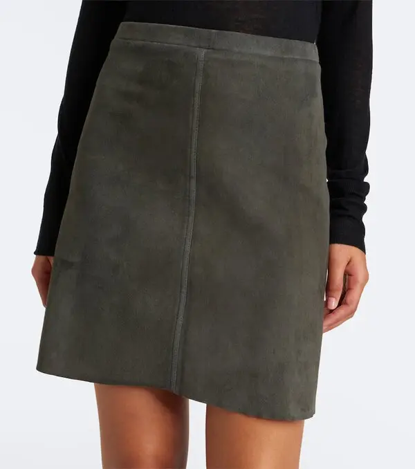 Stouls Lucie Suede Miniskirt