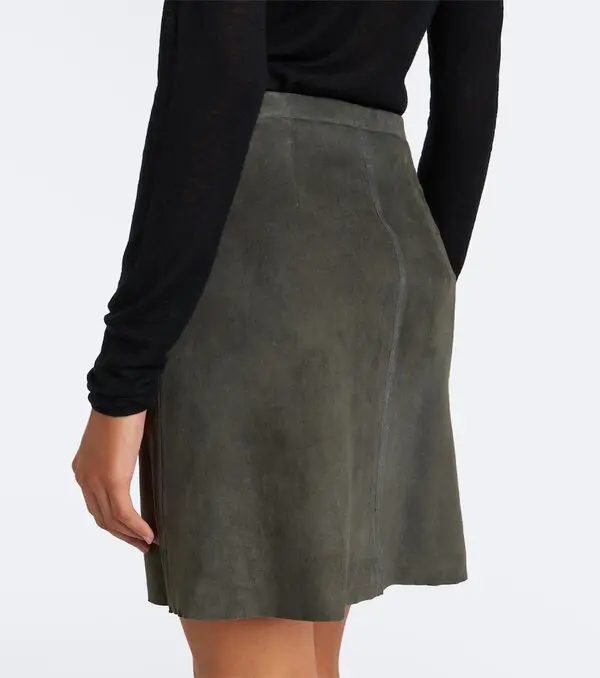 Stouls Lucie Suede Miniskirt