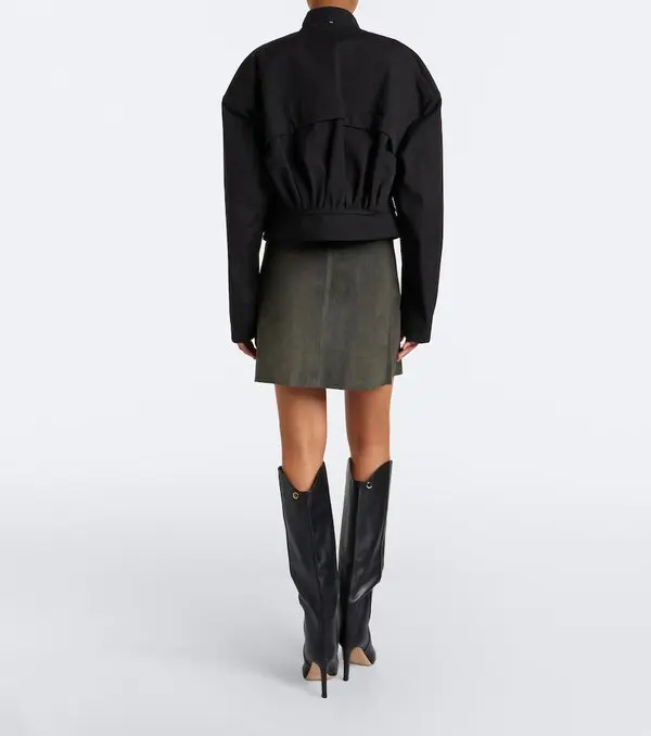 Stouls Lucie Suede Miniskirt