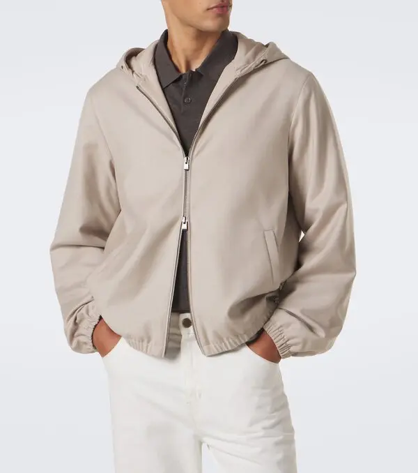 Agnona Hooded Wool Jacket