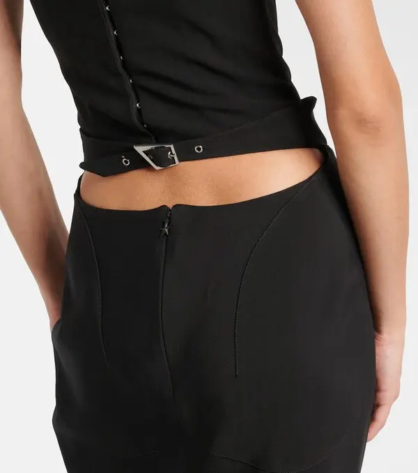 MUGLER Cutout Pencil Skirt