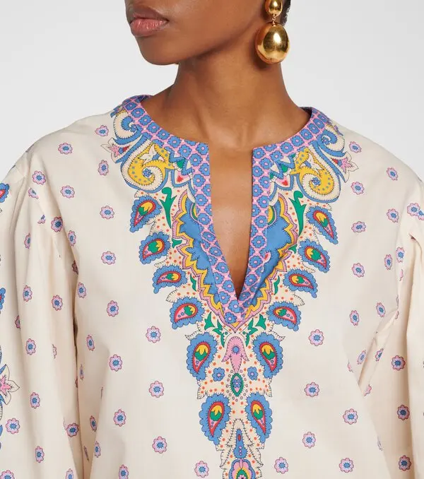 Etro Printed Cotton Top