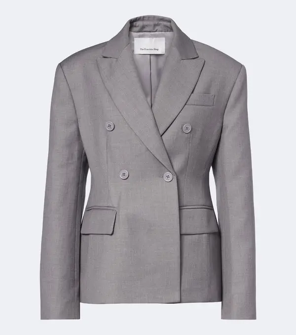 THE FRANKIE SHOP Dover Double-breasted Blazer