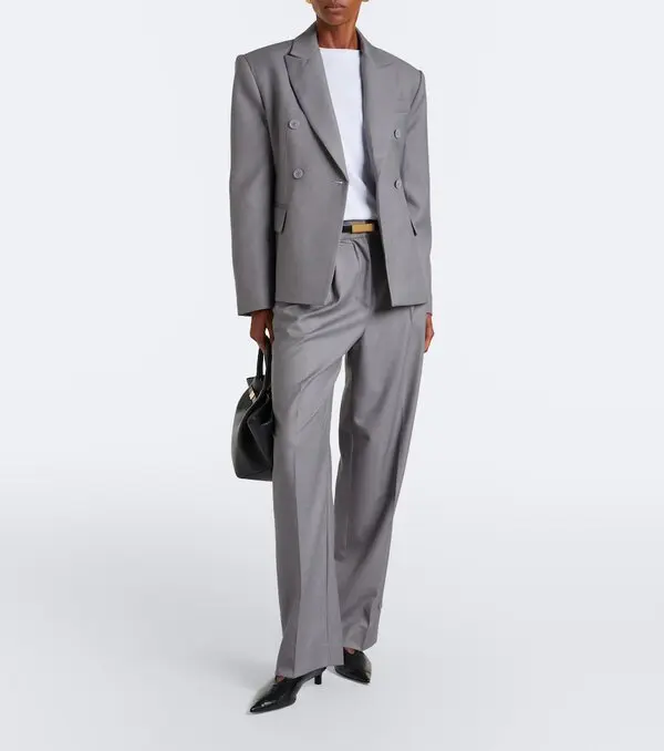 THE FRANKIE SHOP Dover Double-breasted Blazer