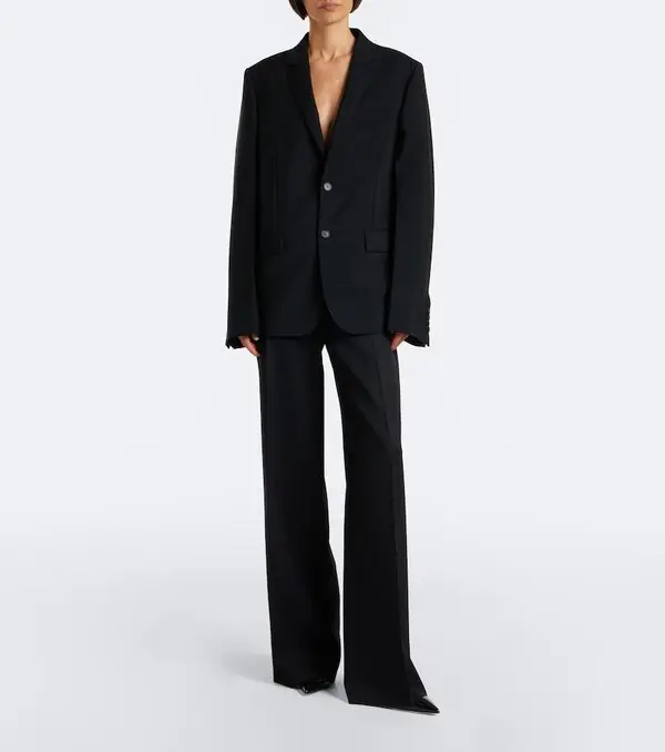 Fendi Mohair And Wool Blazer