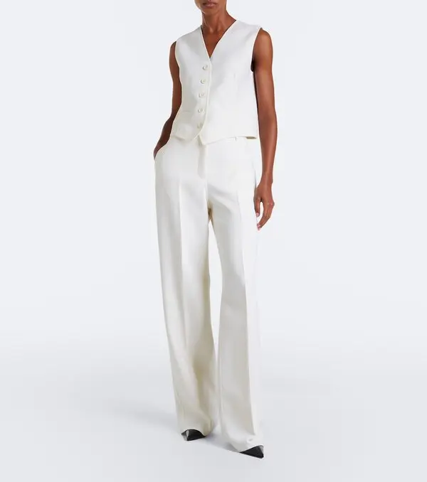 Fendi Virgin Wool Straight Pants