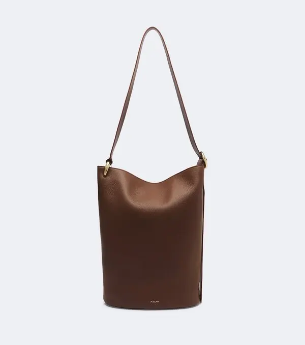 JOSEPH Bucket Large Leather Shoulder Bag