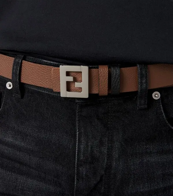 Fendi Reversible Leather Belt