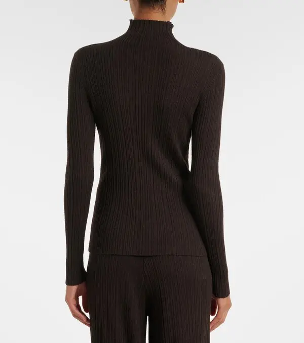 Agnona Turtleneck Sweater In Cashmere, Wool, And Silk