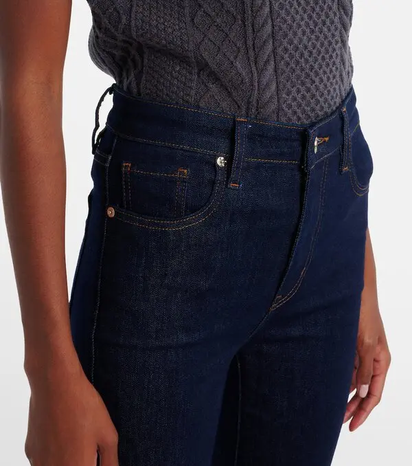 FRAME Pencil High-rise Slim Jeans