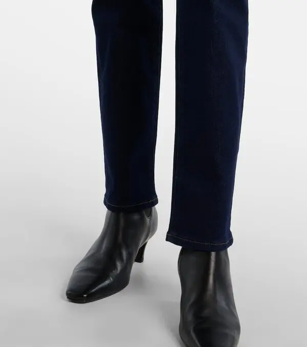 FRAME Pencil High-rise Slim Jeans