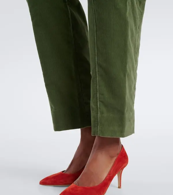 BLAZÉ MILANO Sorraia Cotton Corduroy Barrel-leg Pants