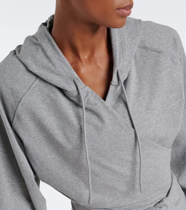 Adidas By Stella McCartney Cropped Jersey Hoodie