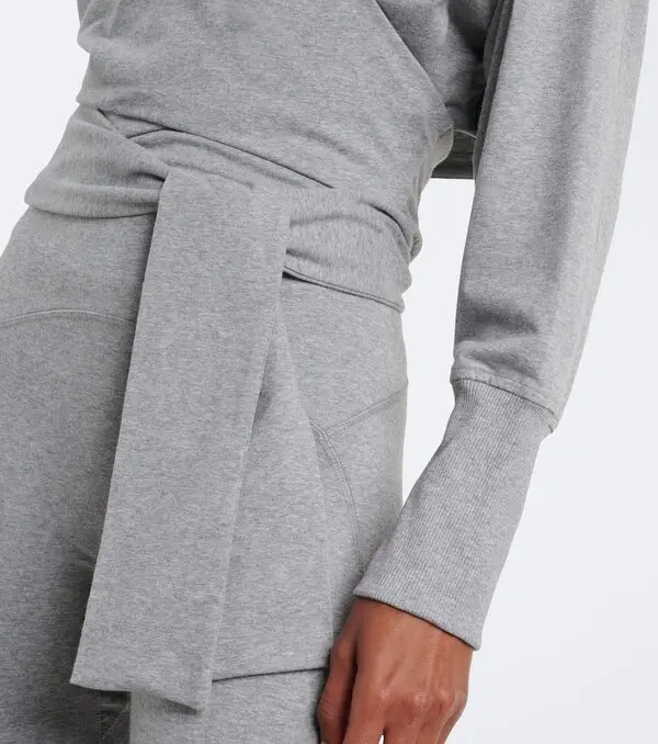 Adidas By Stella McCartney Cropped Jersey Hoodie