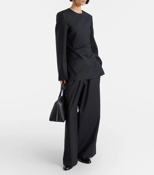 TOTEME Wool Wide-leg Pants
