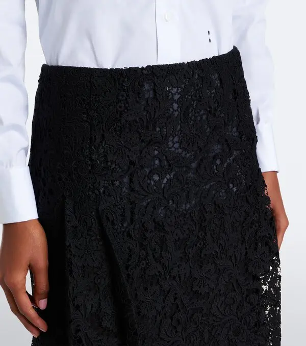 Fendi Lace Midi Skirt