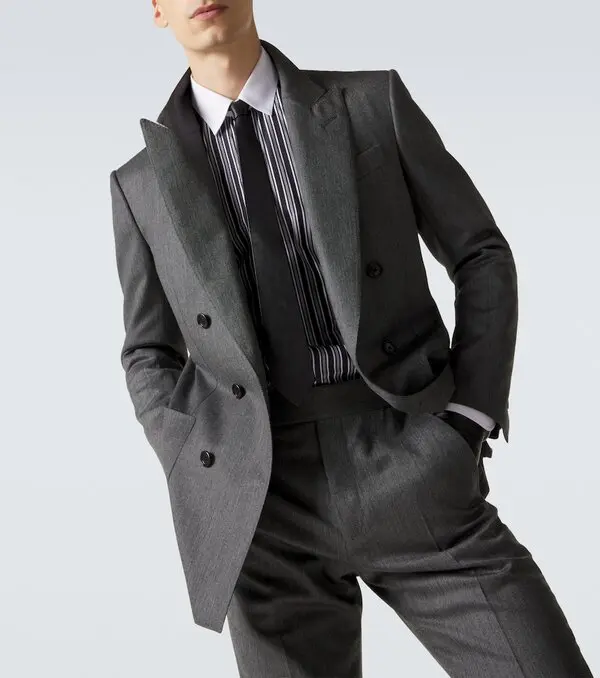 TOM FORD Mouliné Wool Twill Blazer