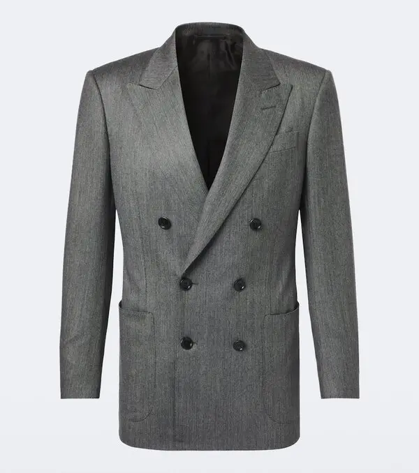 TOM FORD Mouliné Wool Twill Blazer