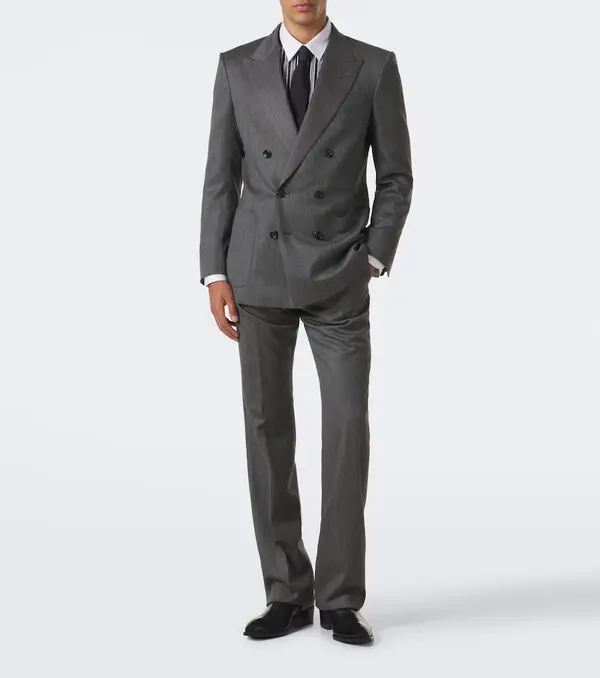 TOM FORD Mouliné Wool Twill Blazer