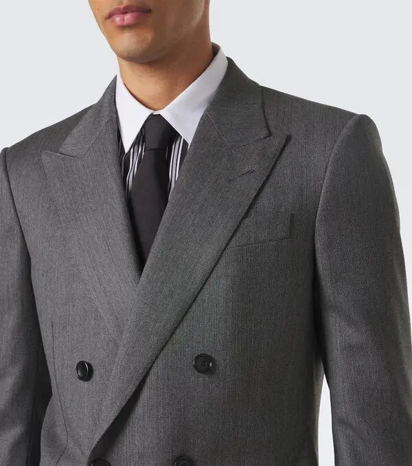 TOM FORD Mouliné Wool Twill Blazer