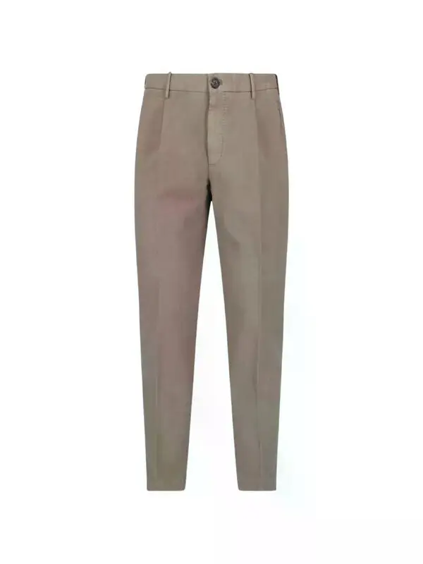 Incotex Pleated Straight-leg Trousers