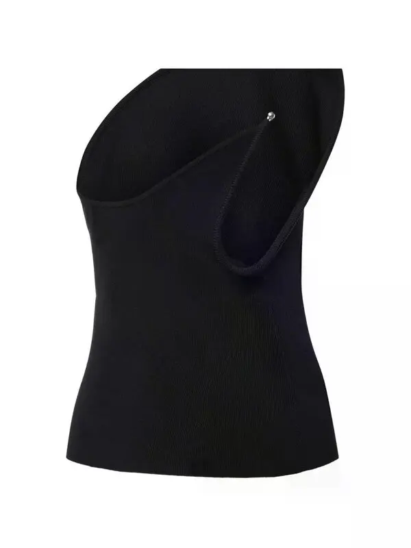 Christopher Esber One-shoulder Hardware-detail Blouse