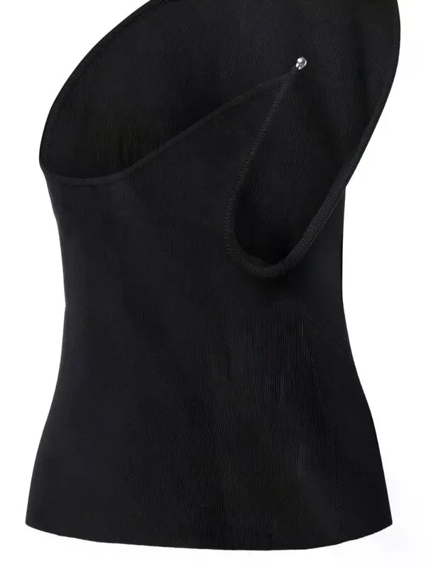 Christopher Esber One-shoulder Hardware Detail Blouse